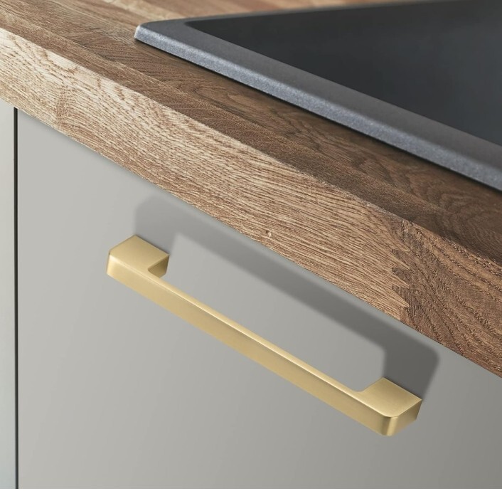 10 BRUSHED GOLD CABINET HANDLES; 8 INCH | eBay