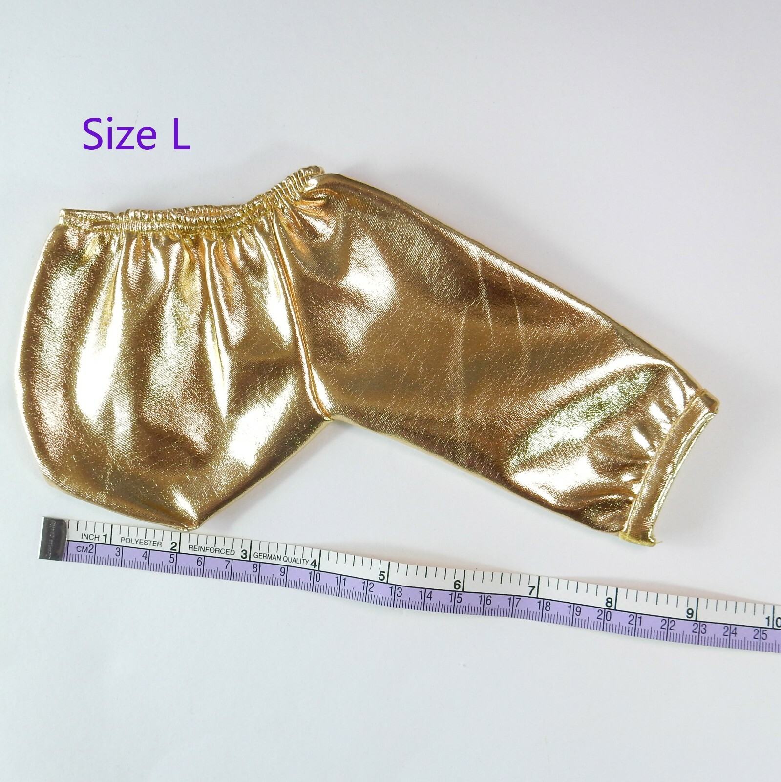 K336K with open tip Mens Willy Pouch Penis Sock Warmer Sleeve Metallic ...