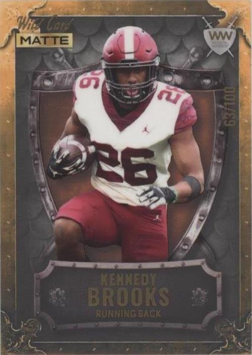2022 Wild Card MATTE Kennedy Brooks #WW-31 for sale | eBay