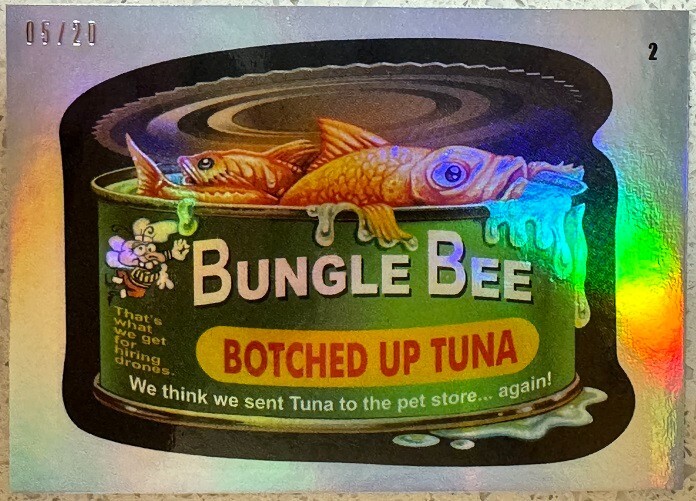 2023 WACKY PACKAGES OLD SCHOOL 11 BUNGLE BEE #2 RAINBOW FOIL 5/20 | eBay