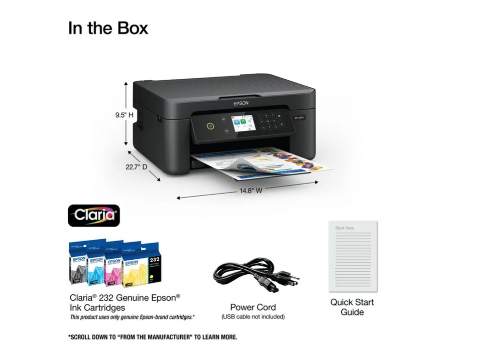 Epson Expression Home XP-4205 Wireless Color All-In-One Printer ...