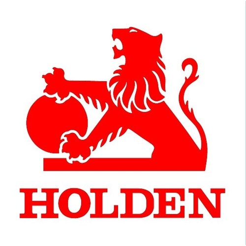 Car Sticker - Holden Long-tailed Lion 1969-1994- Set of 2 - 100mm Sq ...