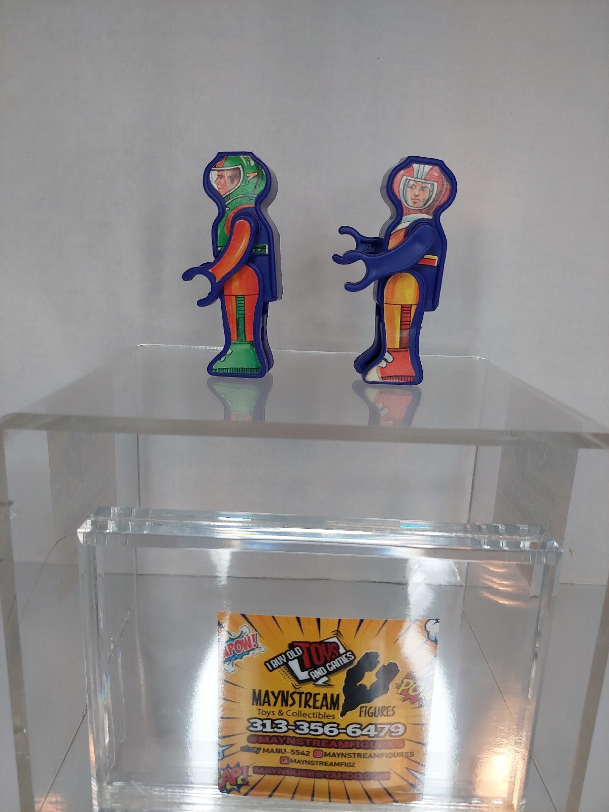 Vtg 1980 Knickerbocker Fiddlesticks World of Mazu - Astronauts Figures ...