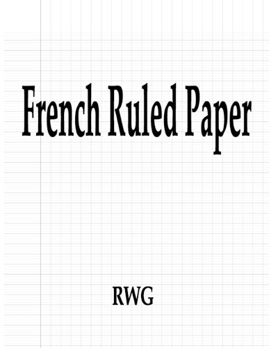 Rwg French Ruled Paper (Poche) 9781684117703 | eBay