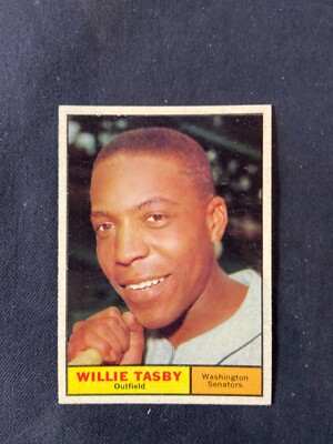 Pack Fresh 1961 Topps NMMT #458 Willie Tasby | eBay