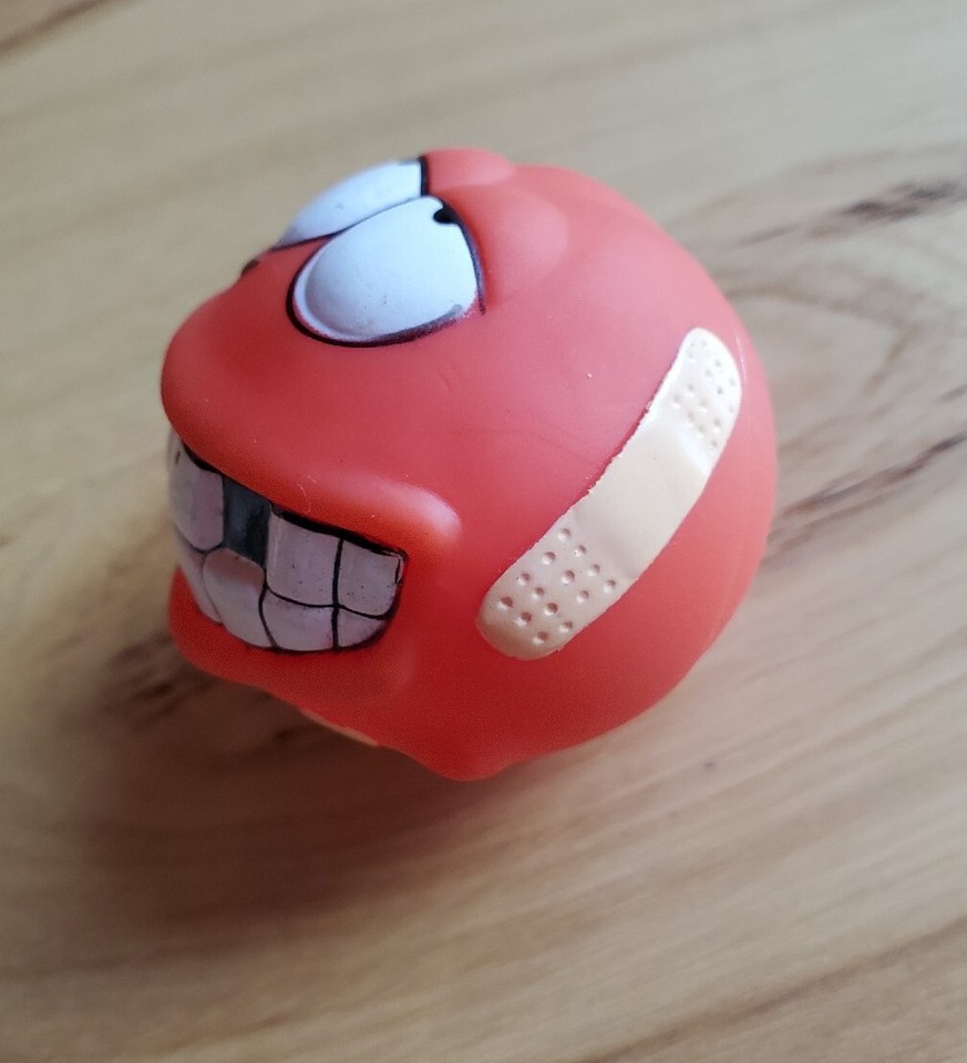 Vintage 1994 Red Battle Ball PPG Spitballs Mad Balls Rubber Toy | eBay