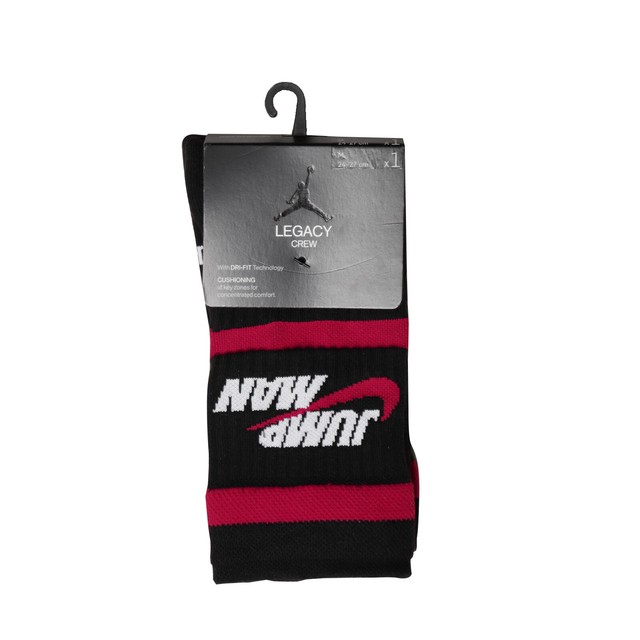 Nike Air Jordan Dri-FIT Legacy Crew Socks Bred DA2560-010 Men’s XL (12 ...