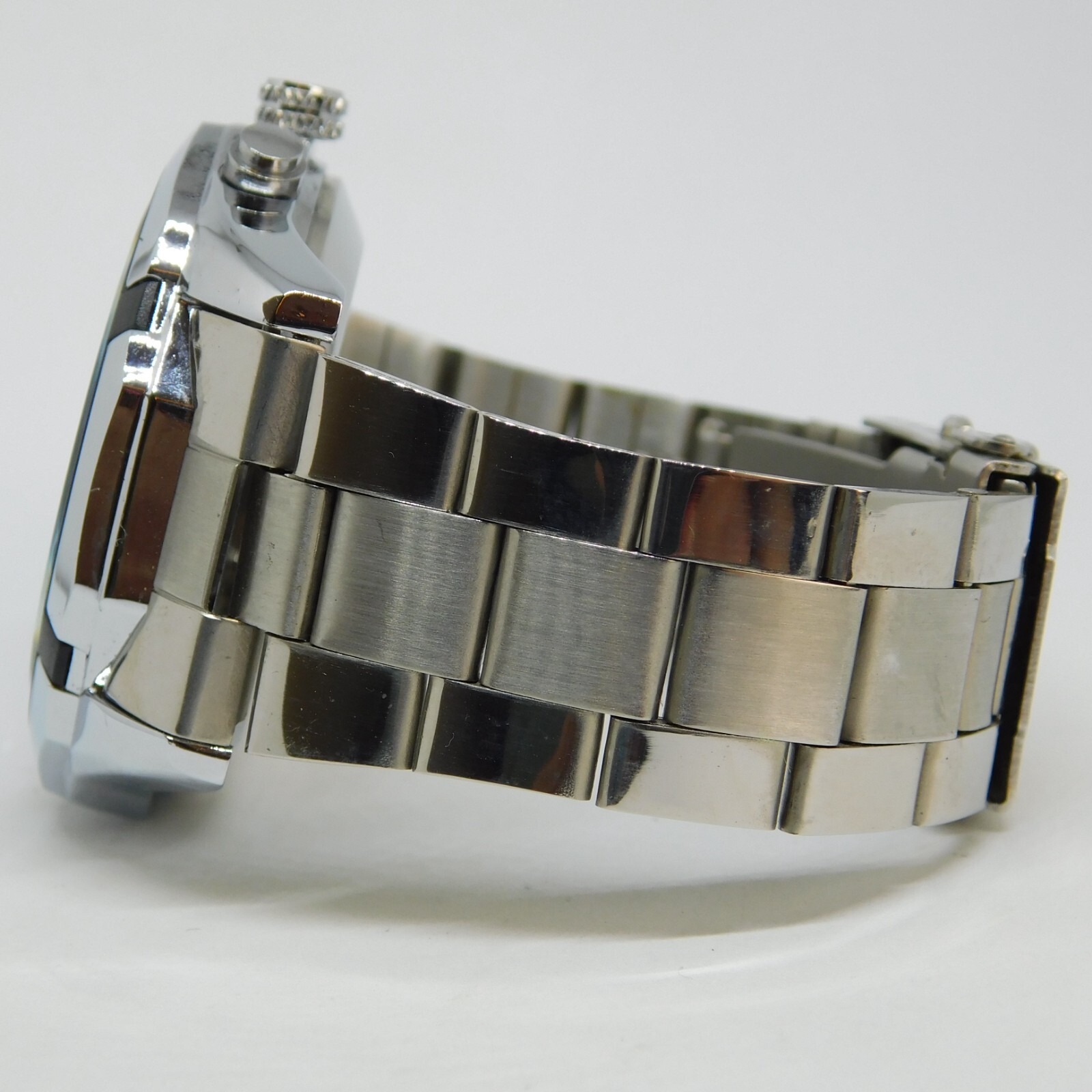 Winner TM340 Men's Silver Stainless Steel Analog Automatic Black Dial ...