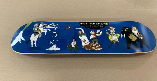 Toy Machine Skateboard Deck Ed Templeton Art Medieval Peasants Tum Yeto ...