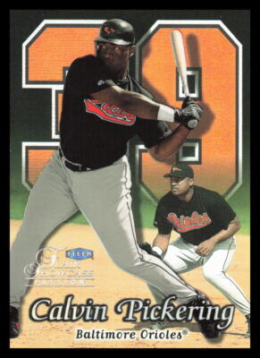 1999 Flair Showcase Row 2 #75 Calvin Pickering Baltimore Orioles | eBay