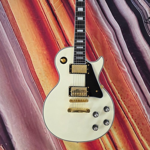 HOT LP yellow Electric Guitar Gold hardware Fixed Bridge Solid Body 22 ...