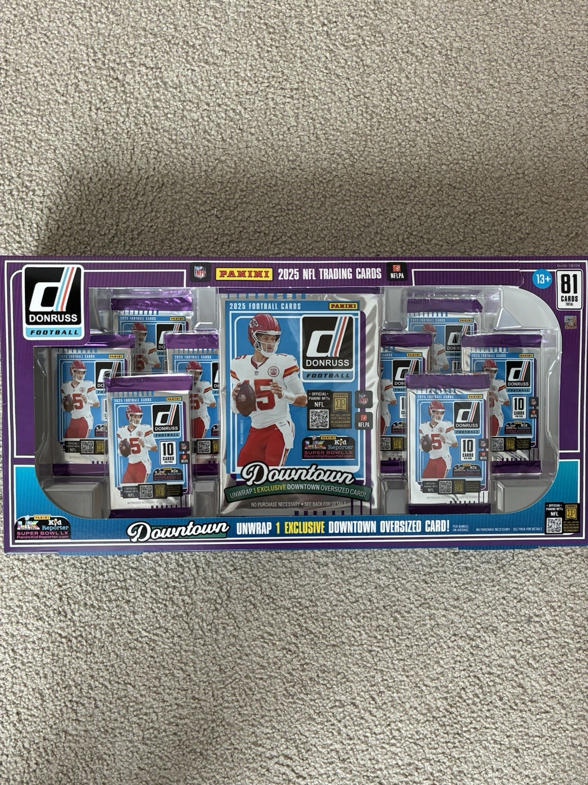 2025 Panini Donruss NFL Football Costco Bundle Downtown Oversized ...