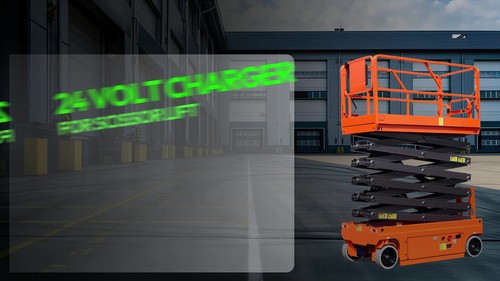 24V 25A Battery Charger for 3050097 Snorkel Scissor Lift Aerial Work ...