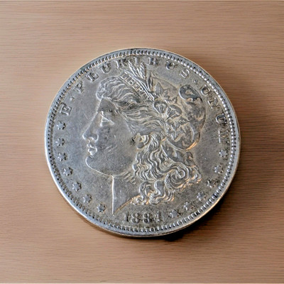 XF-AU - 1884 S MORGAN SILVER DOLLAR U.S. MINT COIN RARE KEY DATE ...