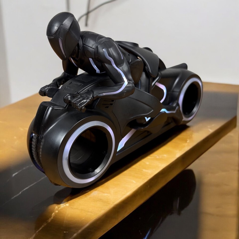 Disney Tron Lightcycle RC Vehicle Lights Up NO Remote Excellent ...