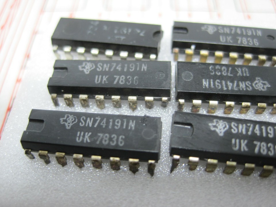 1pcs SN74191N Counter ICs Synchronous 4-bit Up/Down Binary Counters 16 ...