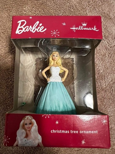 Barbie Hallmark Holiday Doll HTF Blue green white | eBay
