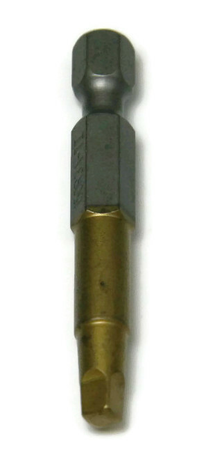 Premium Square Drive Power Bits Titanium Nitride Deck Screw Bit -Choose ...