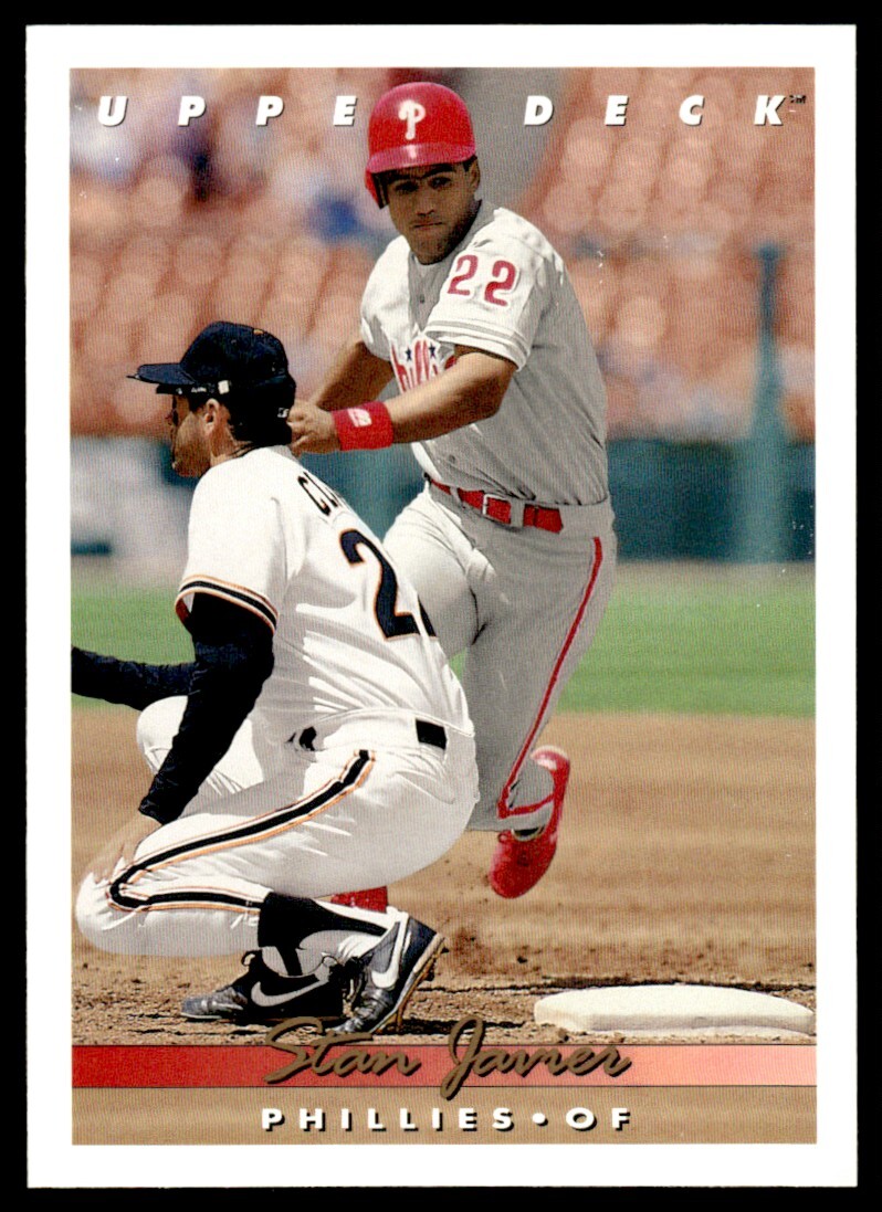 1993 Upper Deck #249 Stan Javier Philadelphia Phillies | eBay
