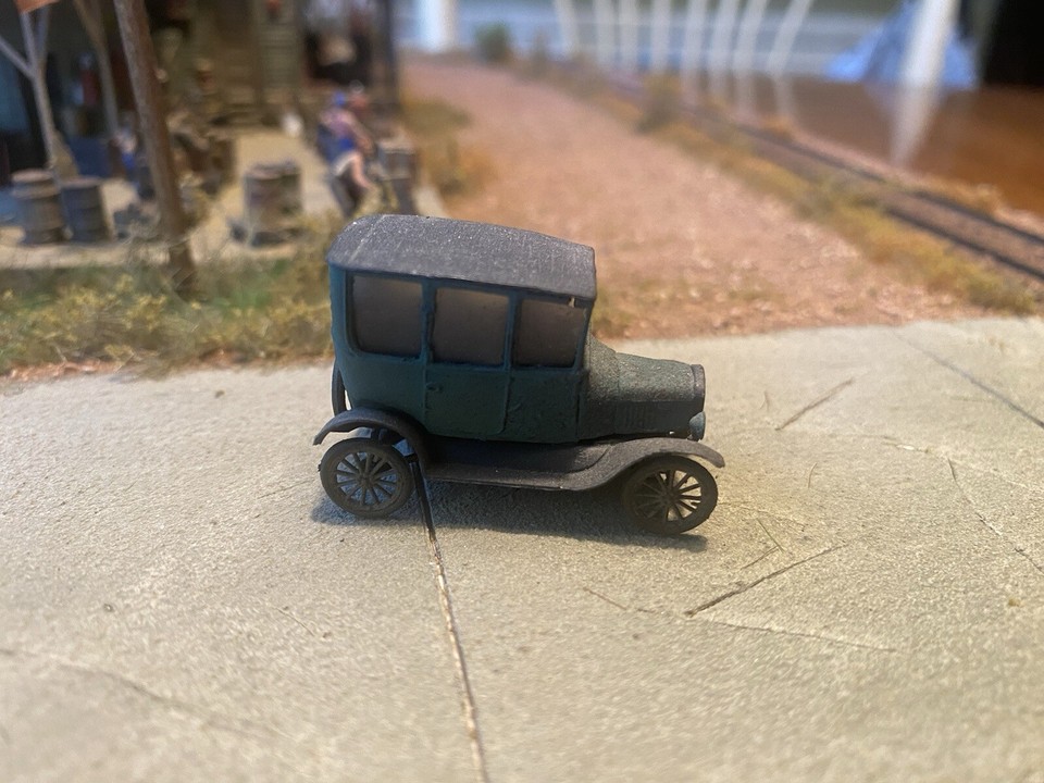 HO Scale Jordan Highway Miniatures Ford Model T Centerdoor Sedan Built ...