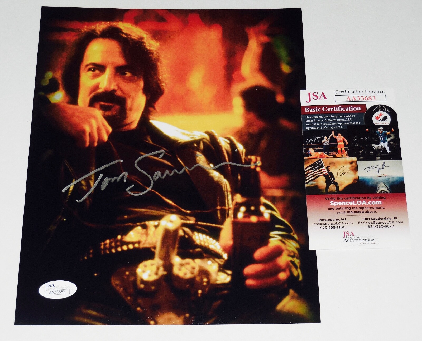 TOM SAVINI AUTOGRAPHED 8X10 COLOR PHOTO (FROM DUSK TILL DAWN) - JSA COA ...