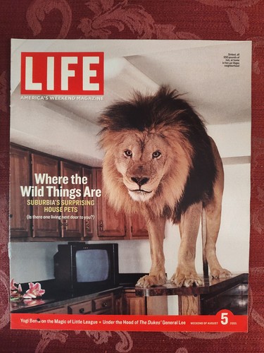 Rare LIFE Magazine August 5 2005 Home Exotic Animals Little League ...