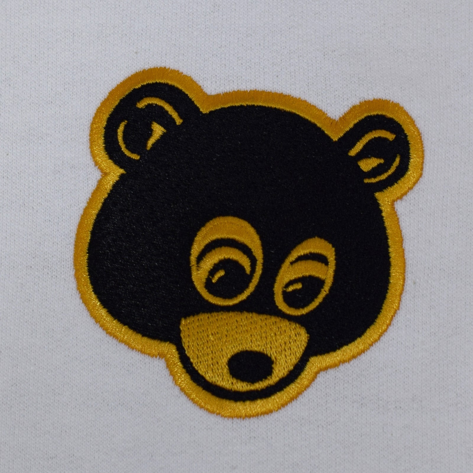 Retro Dropout Bear Embroidered White Tee T-shirt by Actual Fact | eBay