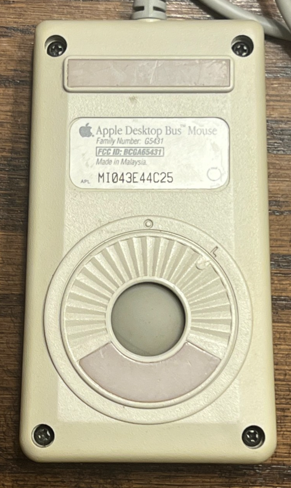 Vintage Genuine Apple Desktop Bus Mouse G5431 - Working & Excellent ...