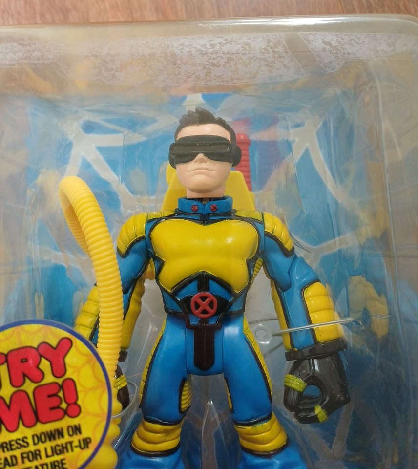 MARVEL SPIDER-MAN & FRIENDS ACTION HEROES CYCLOPS FIGURE TOY BIZ 2003 ...