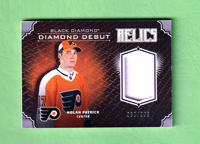 2017-18 UD Black Diamond Debut Nolan Patrick Relic #DD-NP 207/299 | eBay