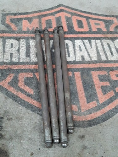 STOCK HARLEY SHOVELHEAD VINTAGE CHOPPER PUSH RODS FOR 1966-1984 BIG ...