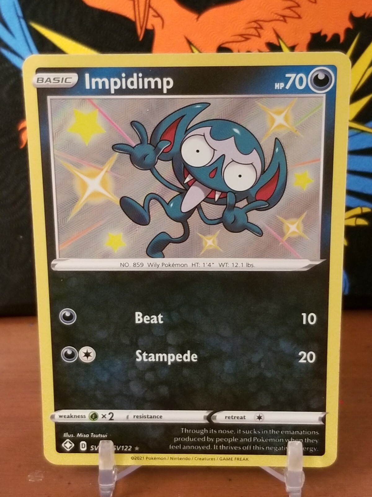 Impidimp Shiny Pokémon Shining Fates Shiny Holo Rare SHINY Vault SV083 ...