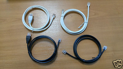 RJ11 HIGH SPEED VDSL FIBRE BROADBAND MODEM ROUTER CABLE SOLID COPPER ...