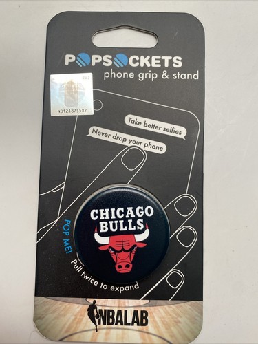 Authentic PopSockets NBALAB Chicago BULLS NBA Basketball Phone Grip And ...