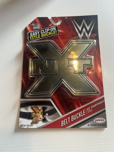 WWE NXT Championship Kids Child Size Oversize Belt Buckle Plastic WWF ...