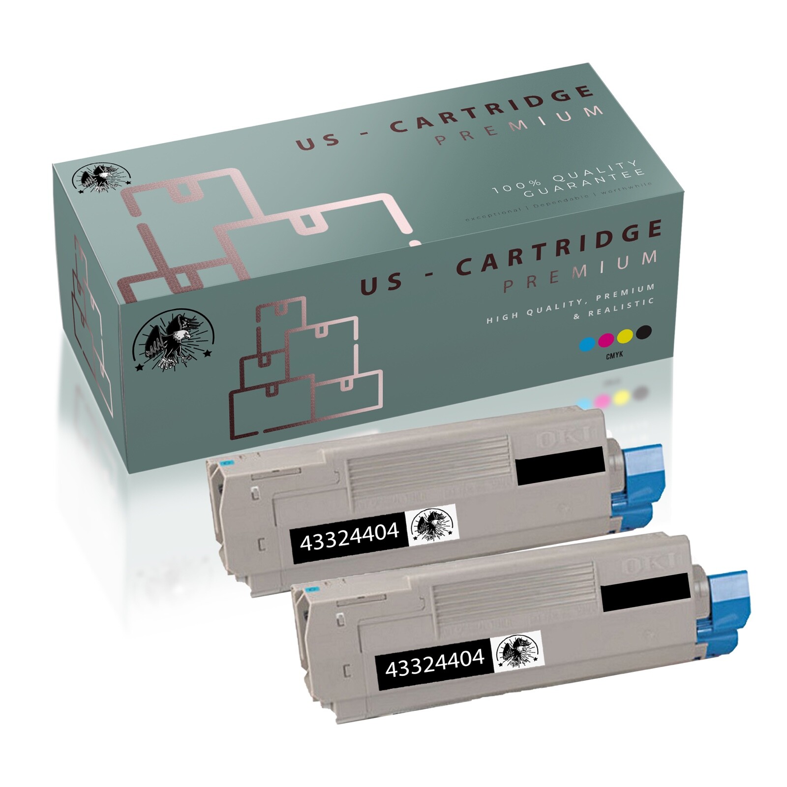 Oki Data Original Okidata 43324404 Black Toner Cartridge - Retail for ...