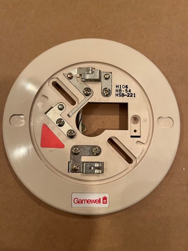 GAMEWELL H106 HB-54 HSB-221 Automatic Fire detector Base Used | eBay