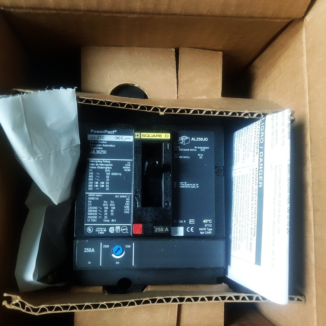ONE JJ250 AL250JD JJL36250 3P 250A SQUARE D Circuit breaker (by DHL) # ...