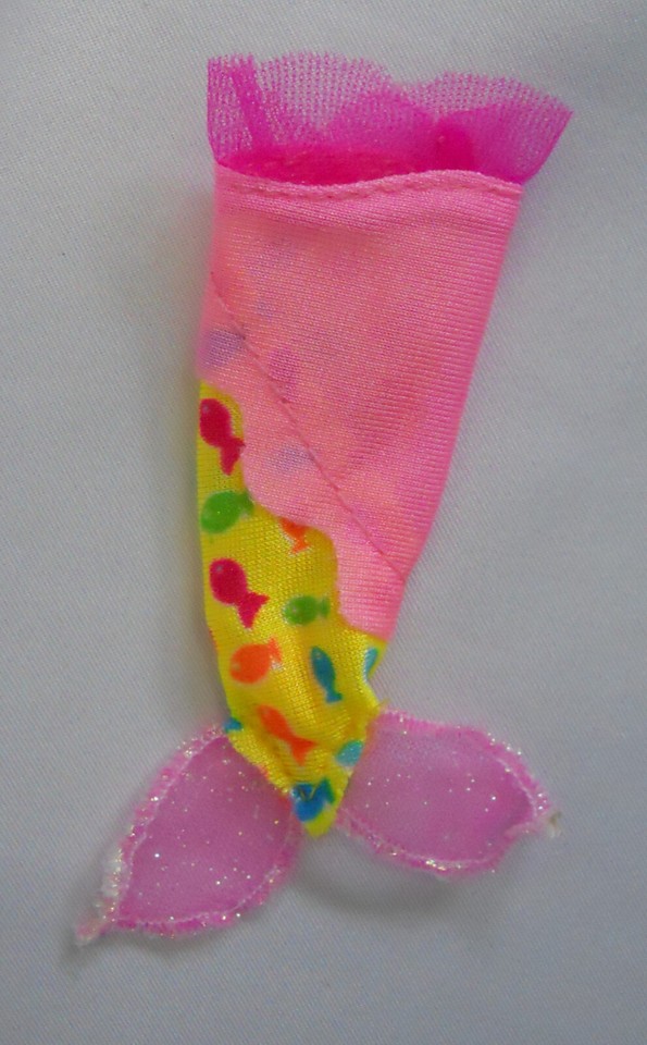 Vintage Disney Baby Mermaid Doll TAIL FIN Princess Ariel Barbie Kelly ...