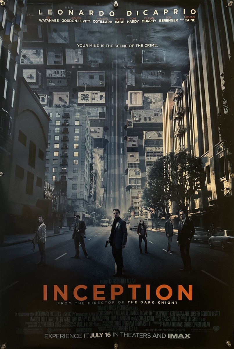 Inception Leonardo Dicaprio Poster Inception |Teaser Trailer
