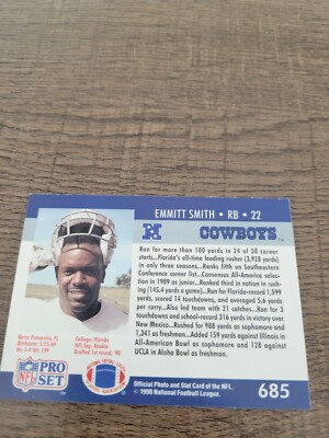 Emmitt Smith rookie card | eBay