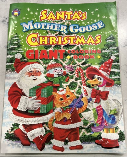 Jumbo Coloring and Activity Book Santa’s Mother Goose Christmas Set 2 ...