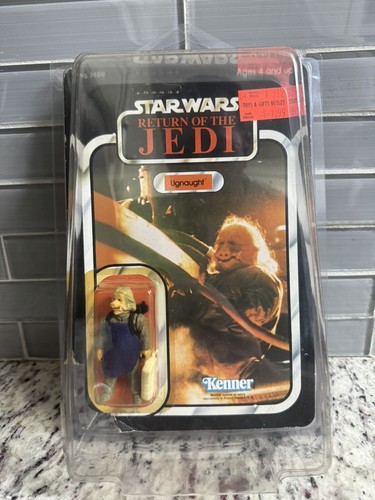 VTG Kenner Star Wars Return of the Jedi Carded Ugnaught 61 Back ...