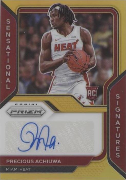 2020-21 Panini Prizm - Sensational Signatures Precious Achiuwa #SS-PAH ...