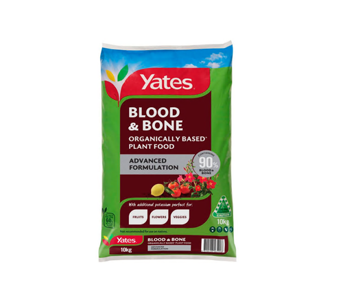 Yates 10kg Professional Blood And Bone Plus Potash Plant Fertiliser ...