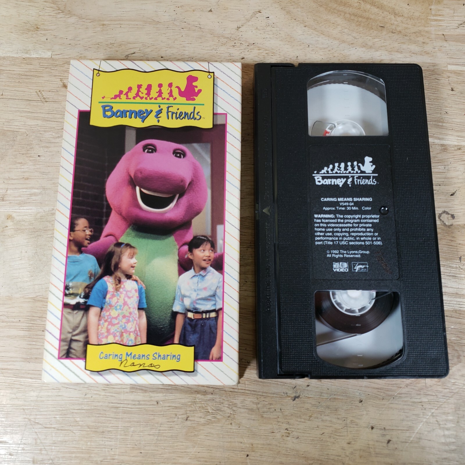 Barney - Caring Means Sharing (Time Life VHS, 1992) | eBay
