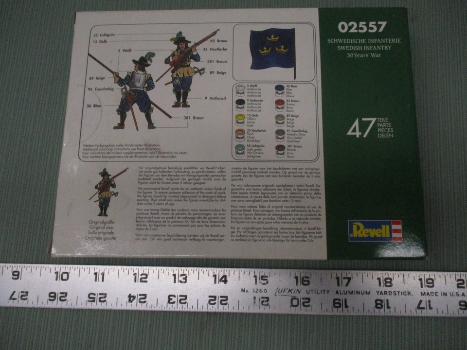 Revell 1/72 Scale War Models No 02558 Confederate Infantry American ...