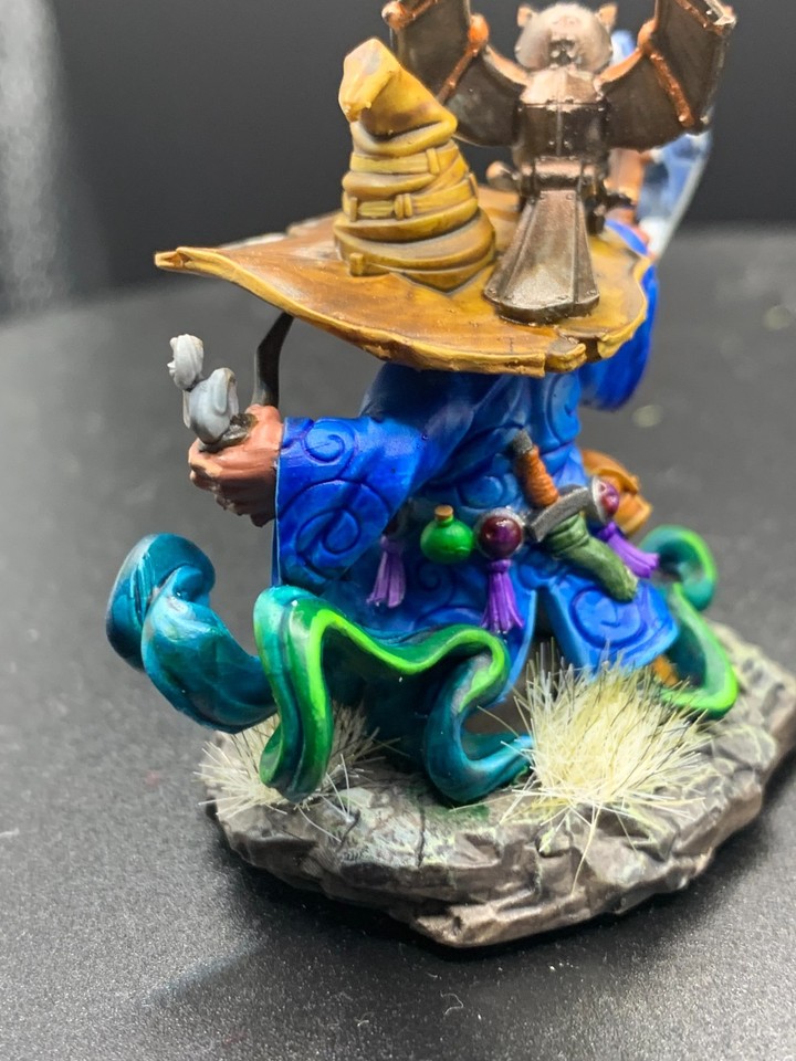 Wizard/w construct familiar Hand painted DnD,Pathfinder figure | eBay