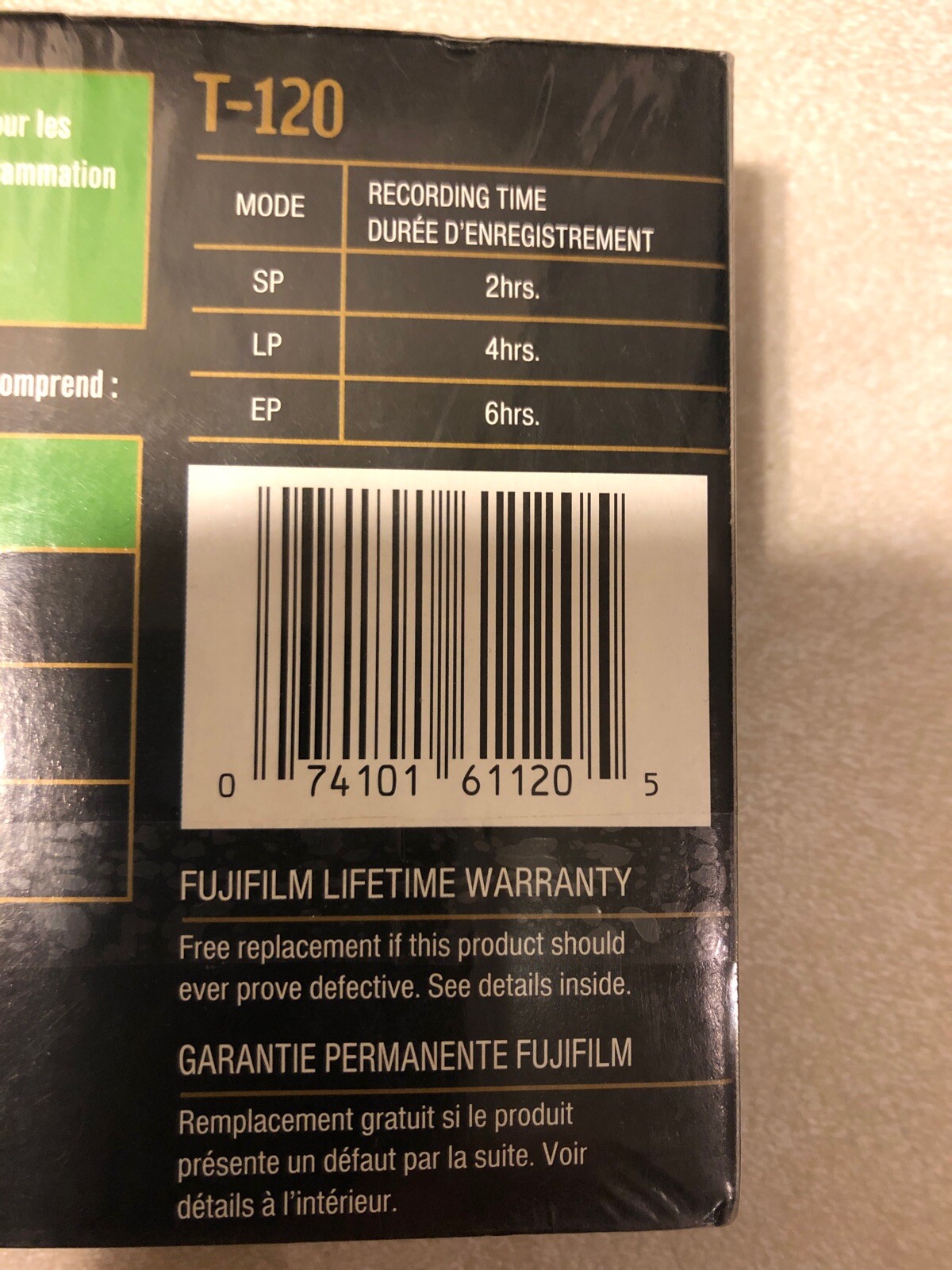 Fujifilm 6 Hrs. T-120 EP MODE VHS Brand New Fatcory Sealed | eBay UK
