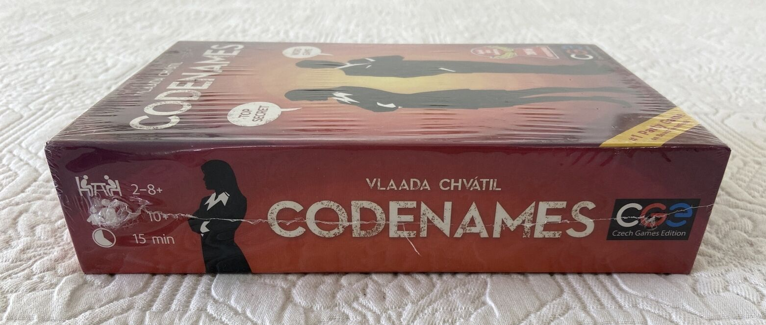 Codenames by Vlaada Chvatil & Czech Games Party Word Game Spymaster Top ...